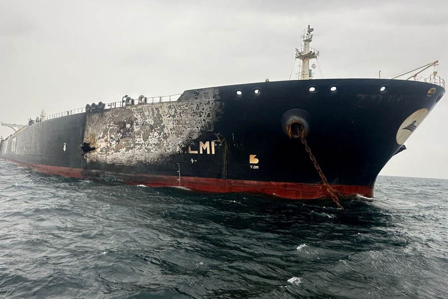 Kuwaiti Tanker Hit by Iranian Drone Attack in Dubai Port | Global Post ...
